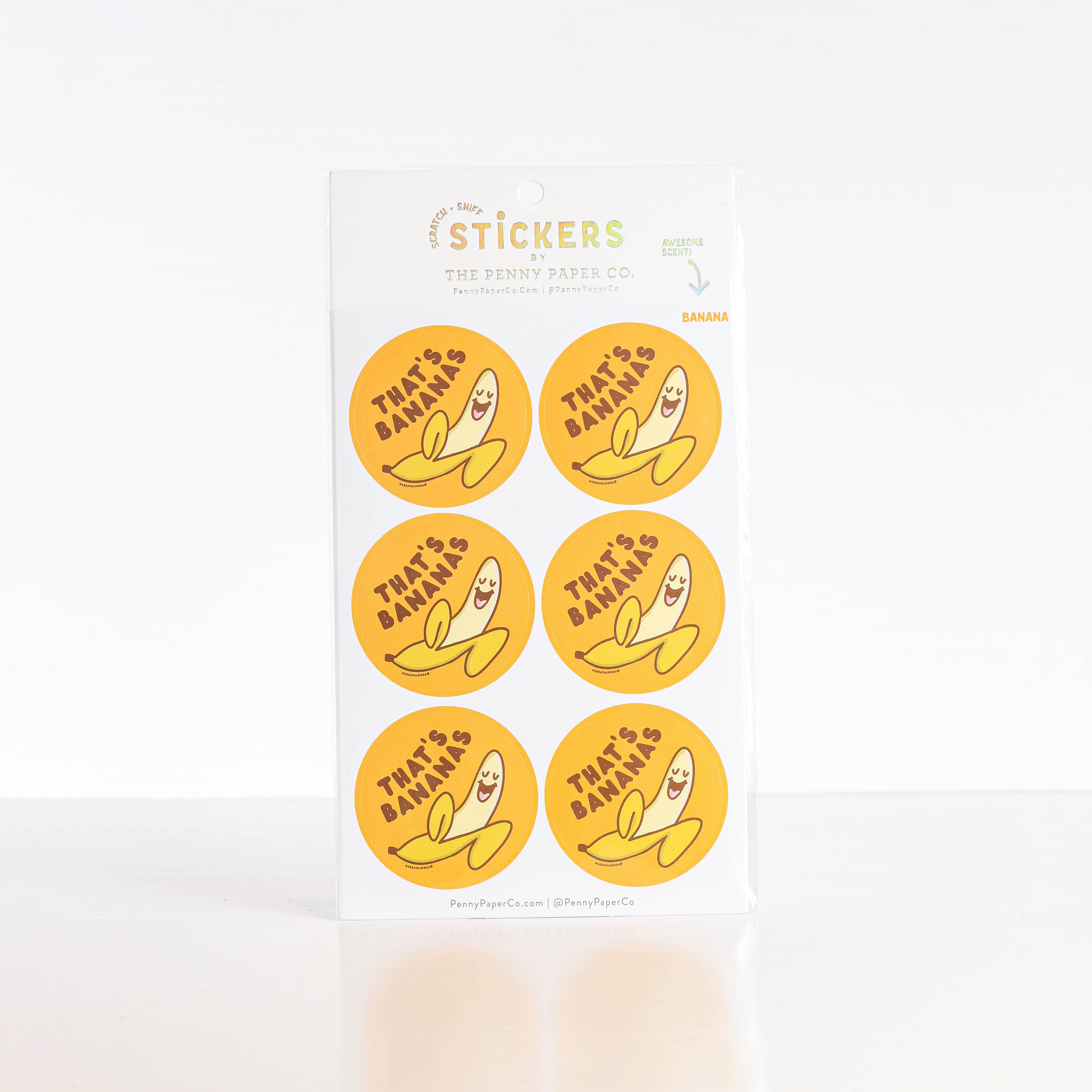 That's Bananas! Banana Scented Scratch and Sniff Stickers – Charlie Pickles